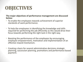Performance management | PPTX