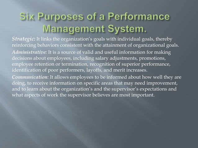 Performance management | PPTX | Human Resources | Business