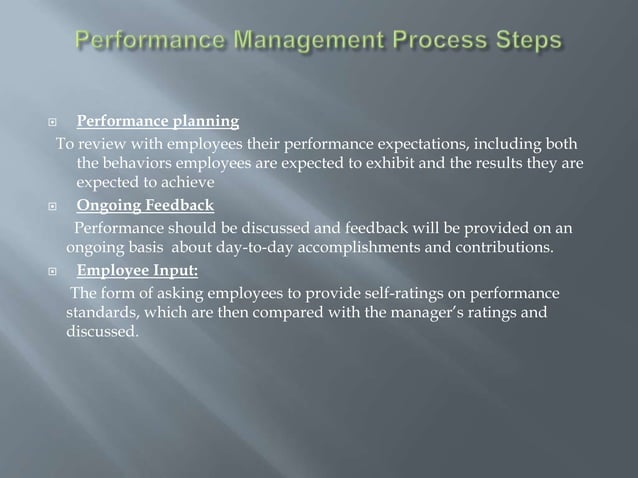 Performance management | PPTX | Human Resources | Business