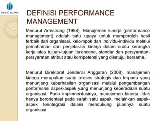 Performance management | PPTX