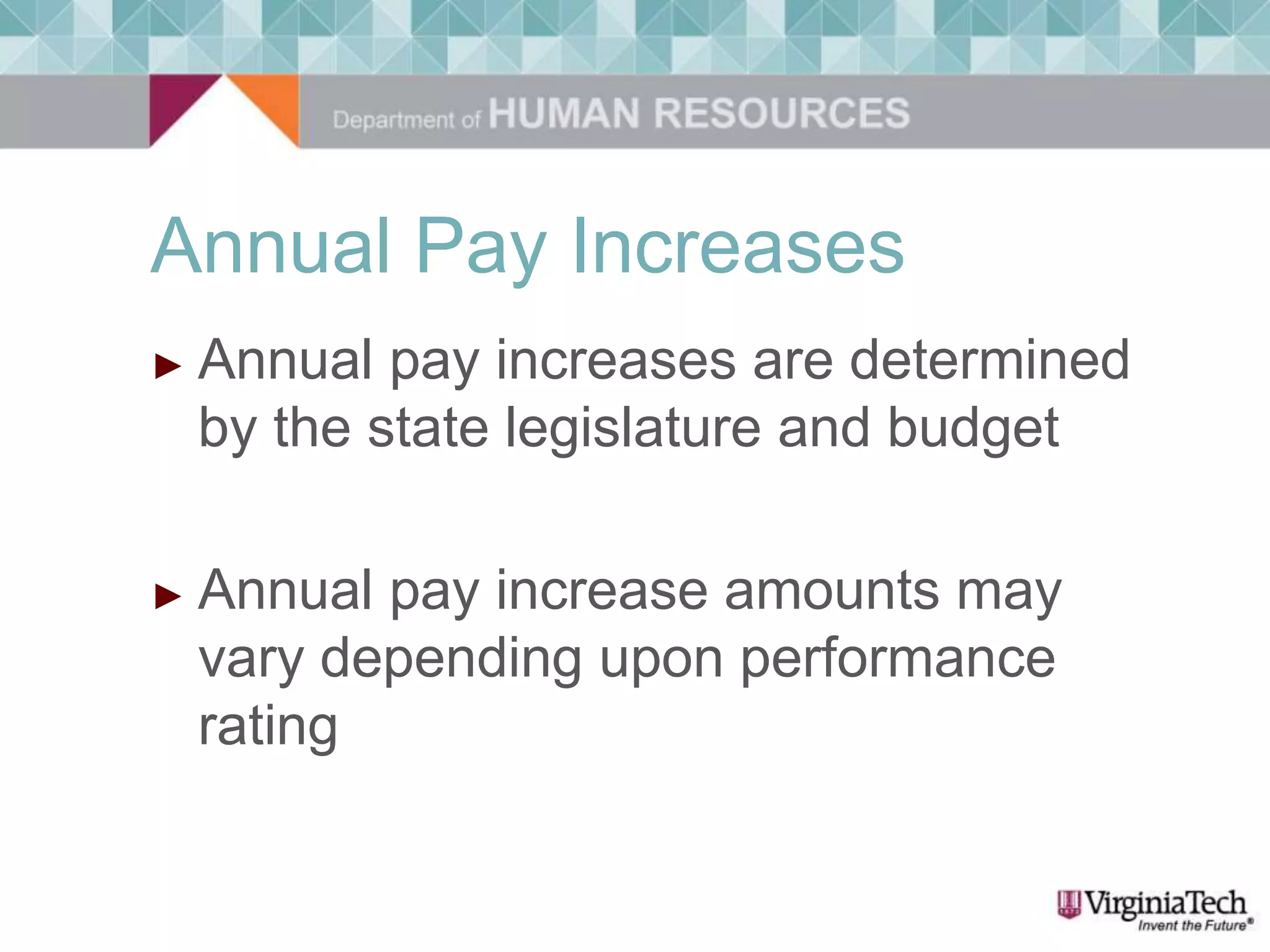 Virginia Tech - New Employee Orientation - Performance Management | PPT