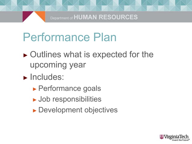 Virginia Tech - New Employee Orientation - Performance Management ...