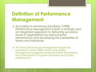 Performance management | PPT