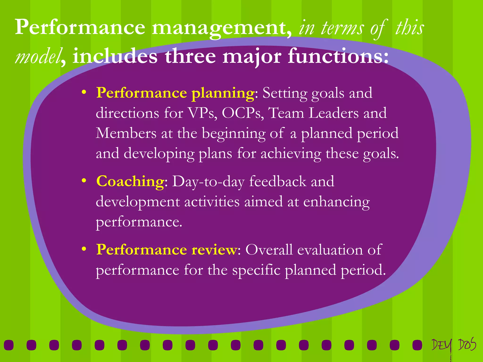 Performance Management for EBs | PDF