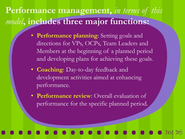 Performance Management for EBs | PDF
