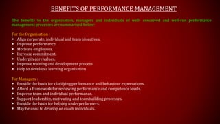 Performance Management | PPTX