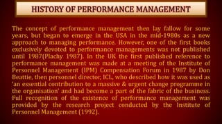 Performance Management | PPTX