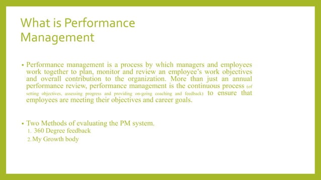 Performance management of KFC | PPTX | Human Resources | Business