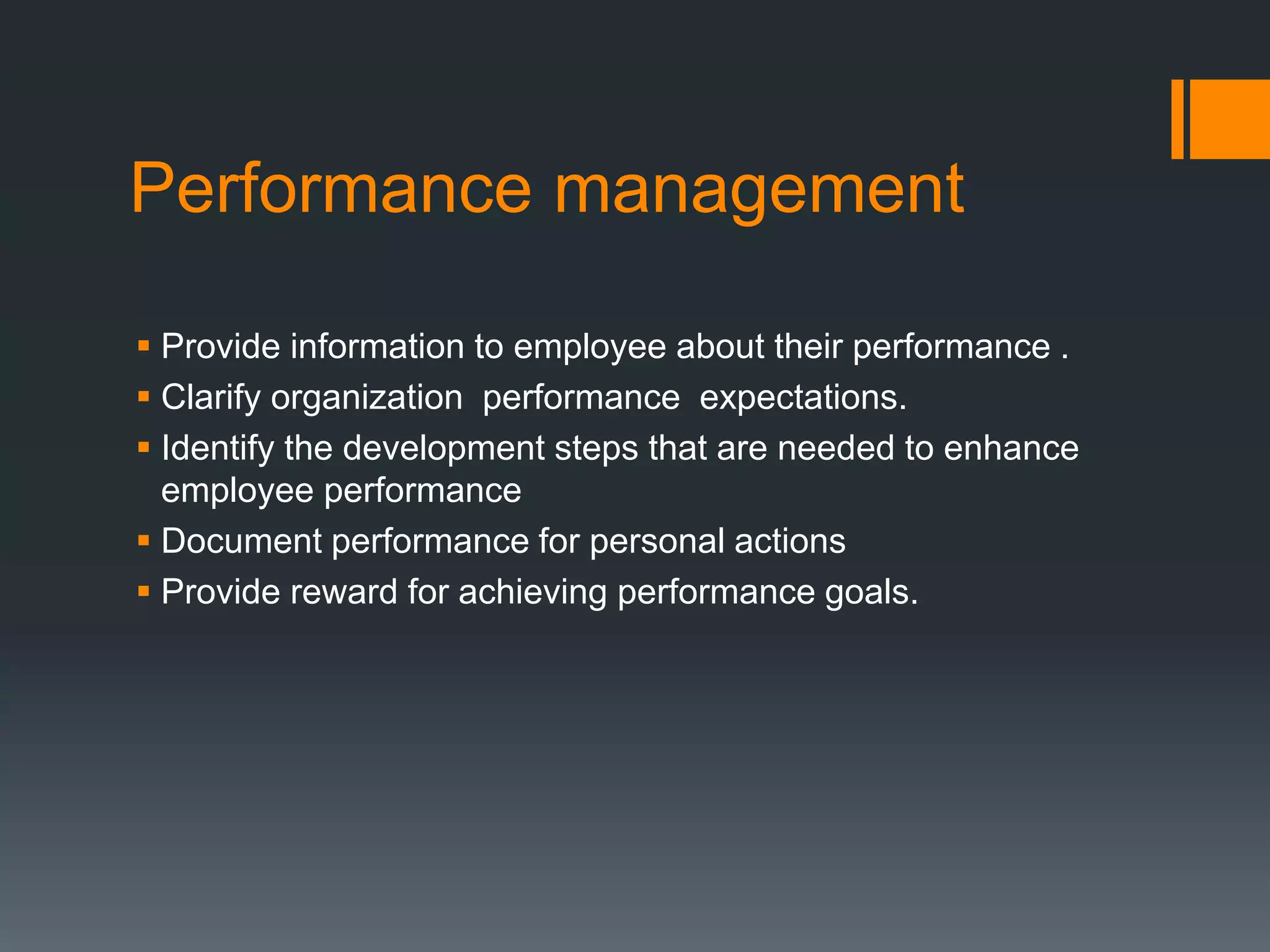 Performance management | PPTX