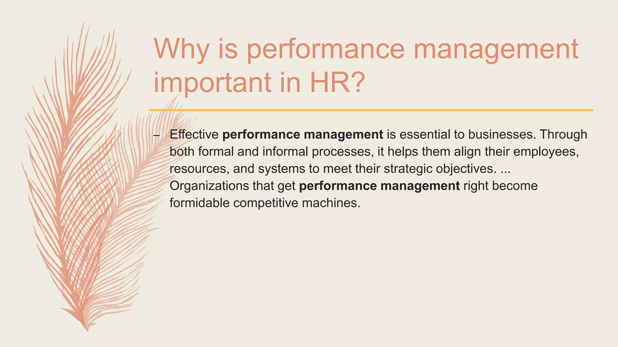 Performance management | PPTX
