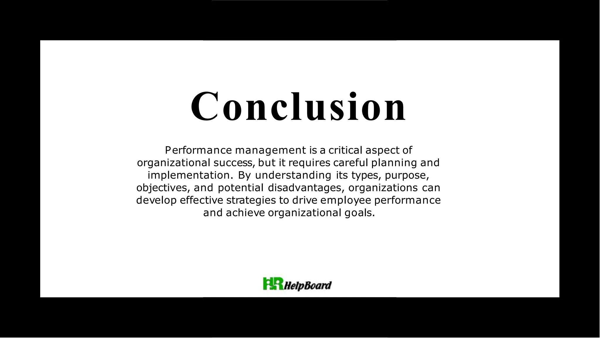 Performance Management in Human Resource Management | PPTX