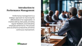 Performance Management in Human Resource Management | PPTX
