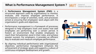 Performance management system in HR Management | PPT