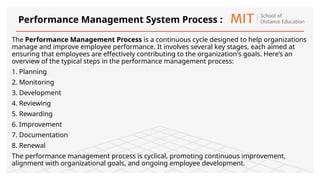 Performance management system in HR Management | PPT