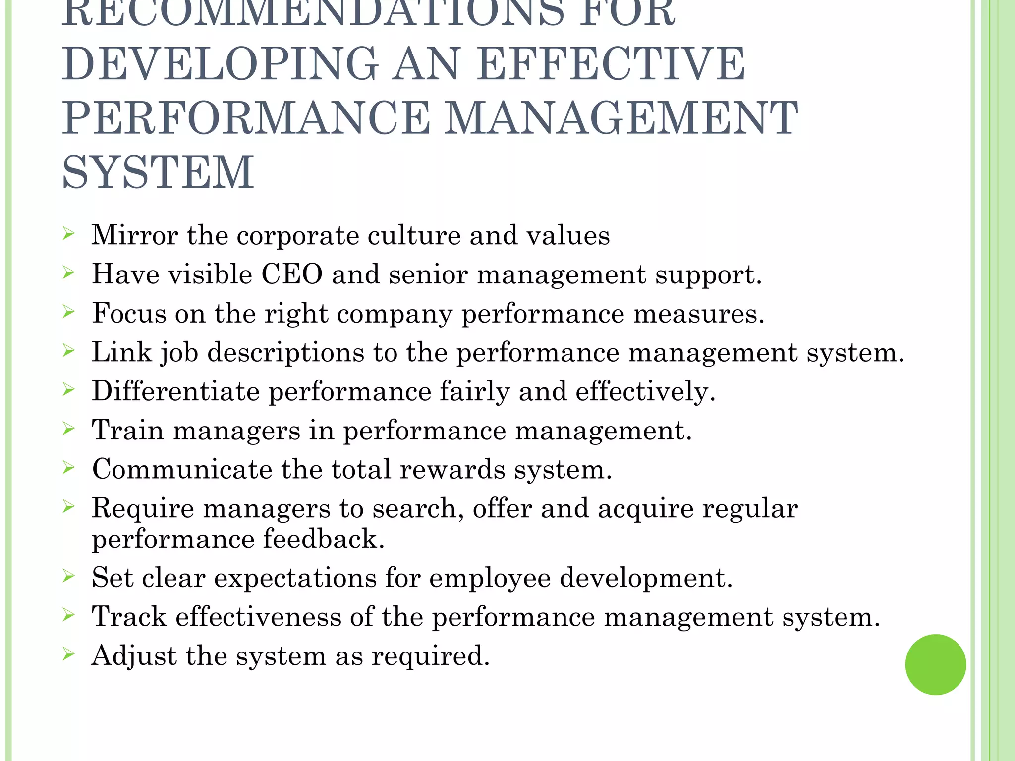 Chapter 8 - Performance Management | PPT