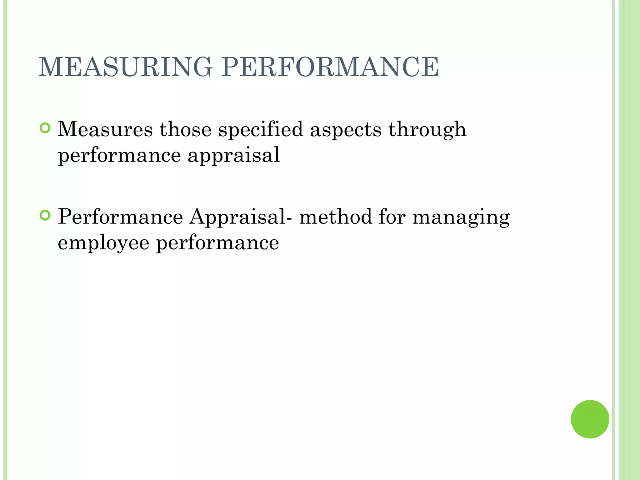 Chapter 8 - Performance Management | PPT | Resume Writing and Advice ...