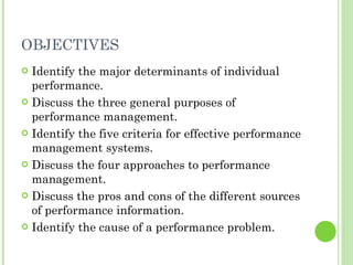 Chapter 8 - Performance Management | PPT