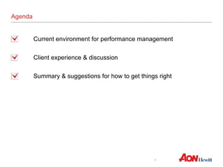 Performance management - Aon Hewitt | PDF