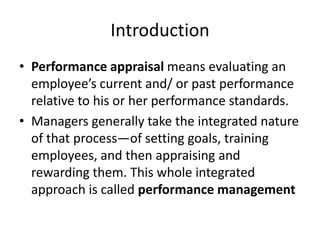 Performance management and appraisal | PPTX | Resume Writing and Advice ...