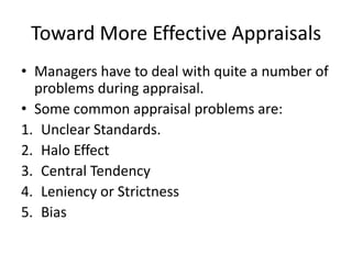 Performance management and appraisal | PPTX