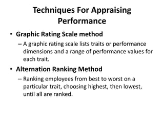 Performance management and appraisals | PPT