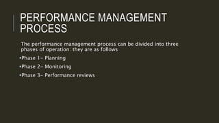 Performance management and career planning | PPTX