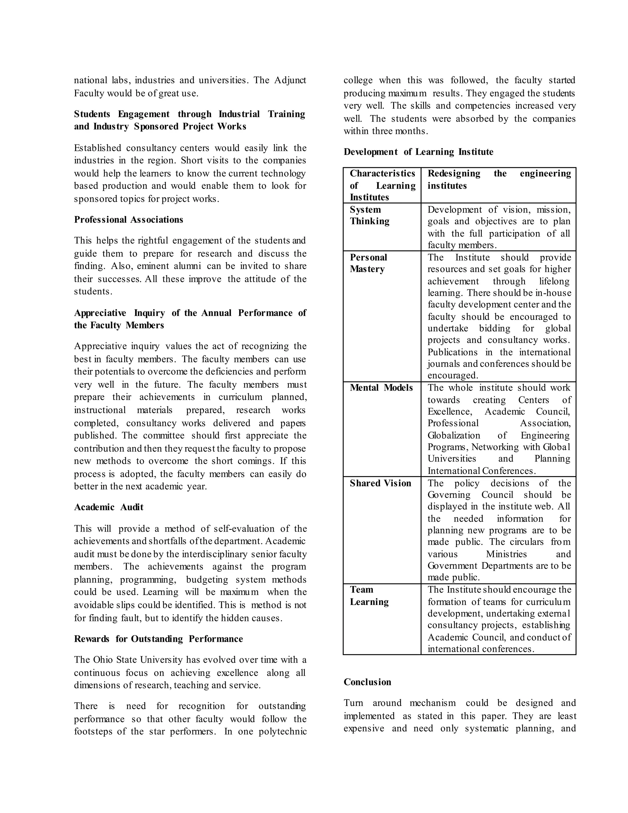 Performance management and turnaround mechanism of poorly performing ...