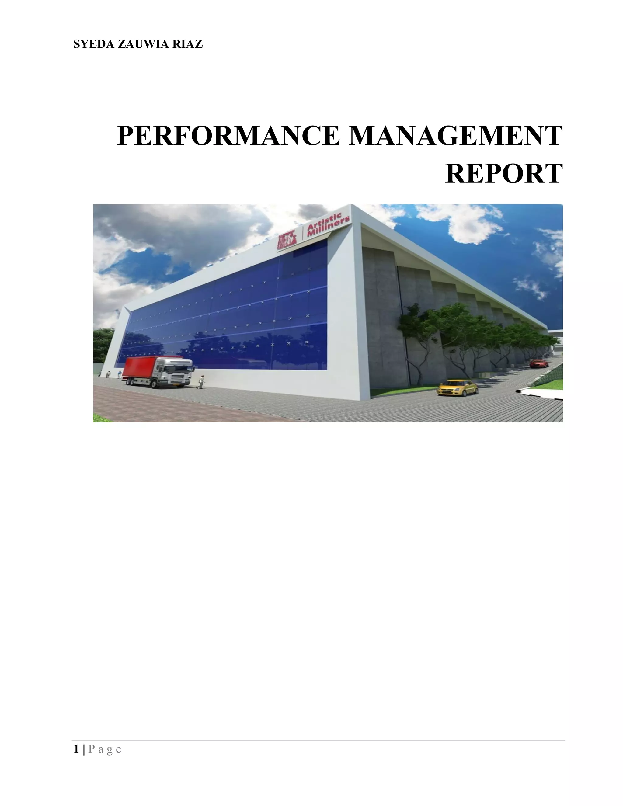 Performance management at artistic milliners | PDF