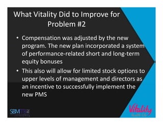 Performance management at vitality health enterprise inc | PDF