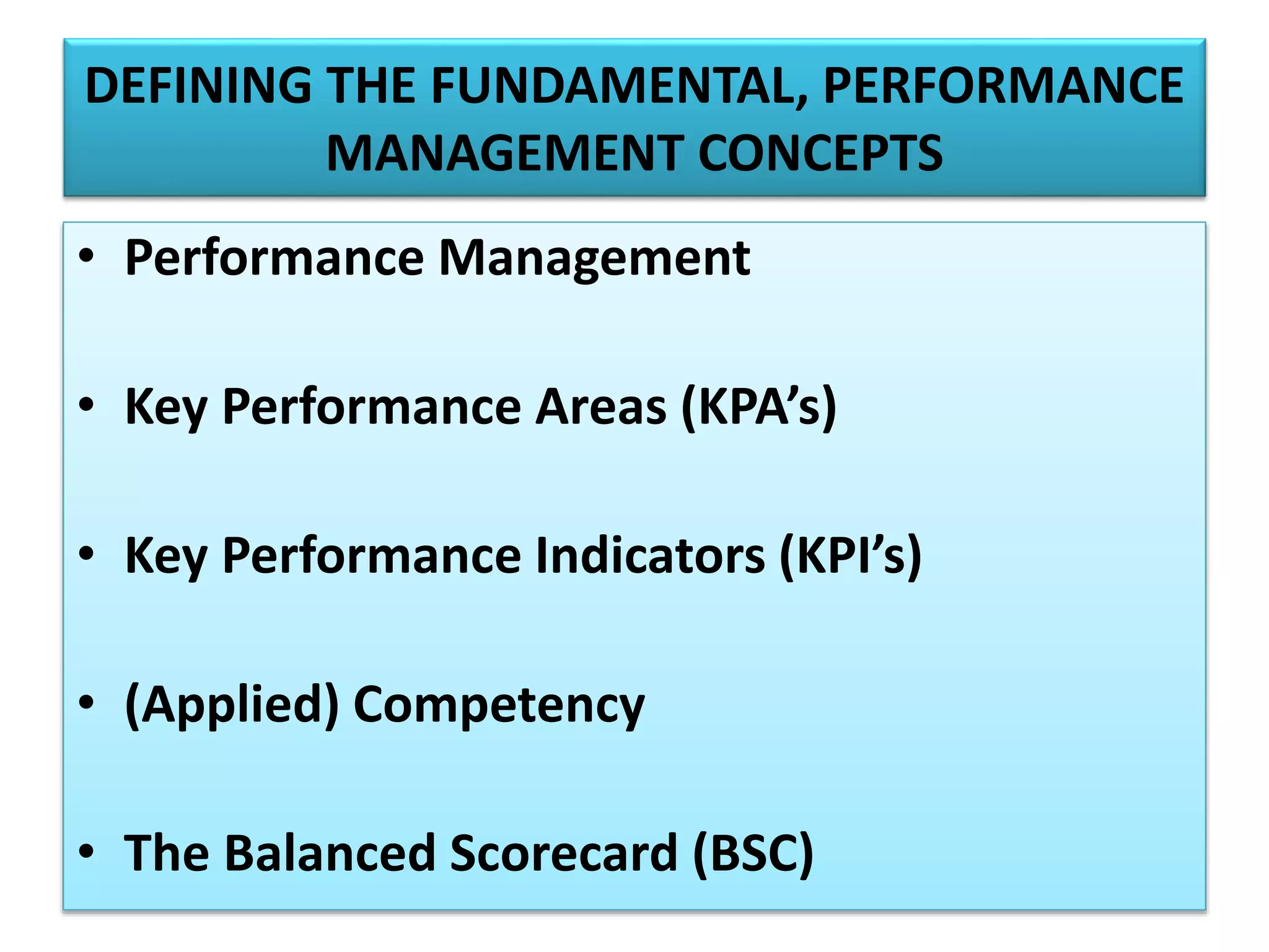 Performance management – Best Practice Process and Principles | PPTX