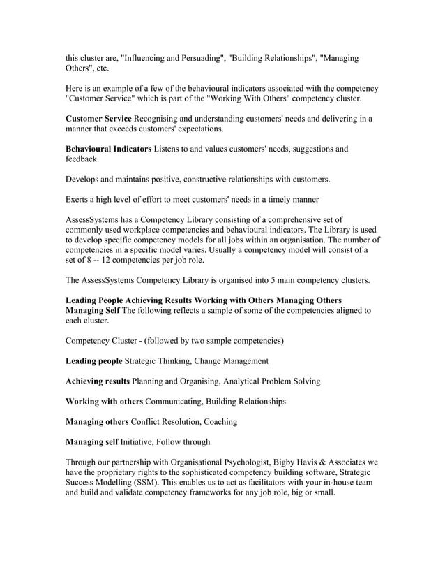 Performance management competencies | DOC