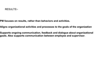 Performance management an introduction | PPTX