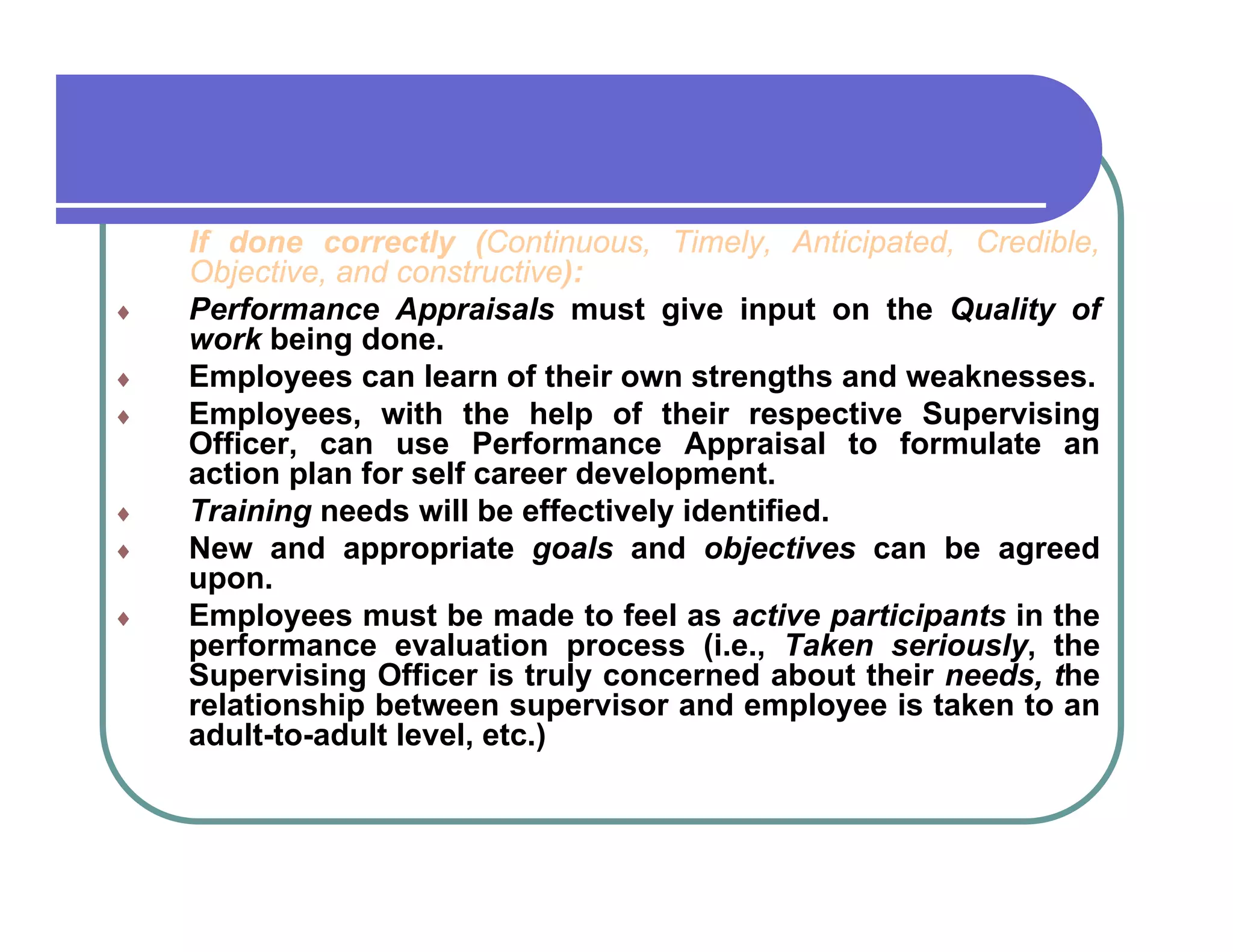 Performance management framework | PDF