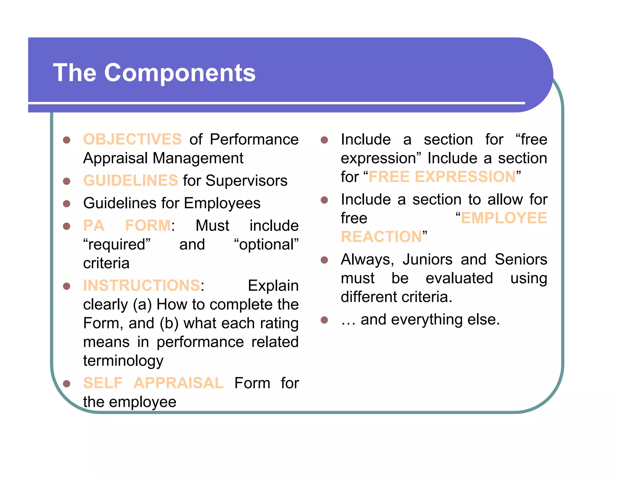Performance management framework | PDF