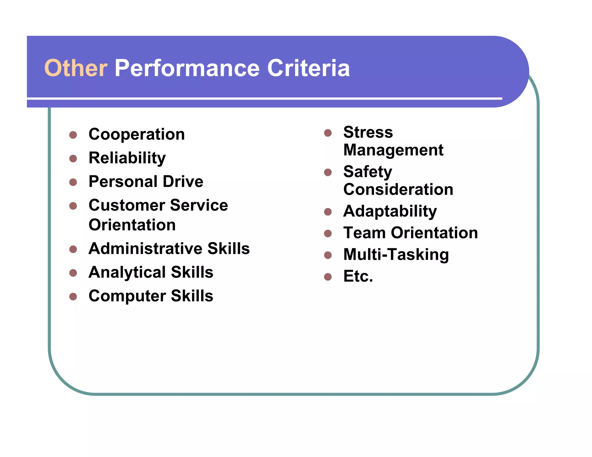 Performance management framework | PDF
