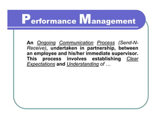 Performance management framework | PDF