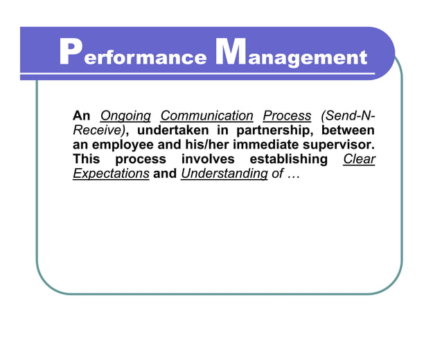 Performance management framework | PDF