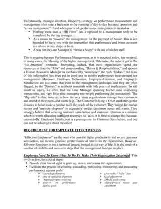 Performance management framework | PDF