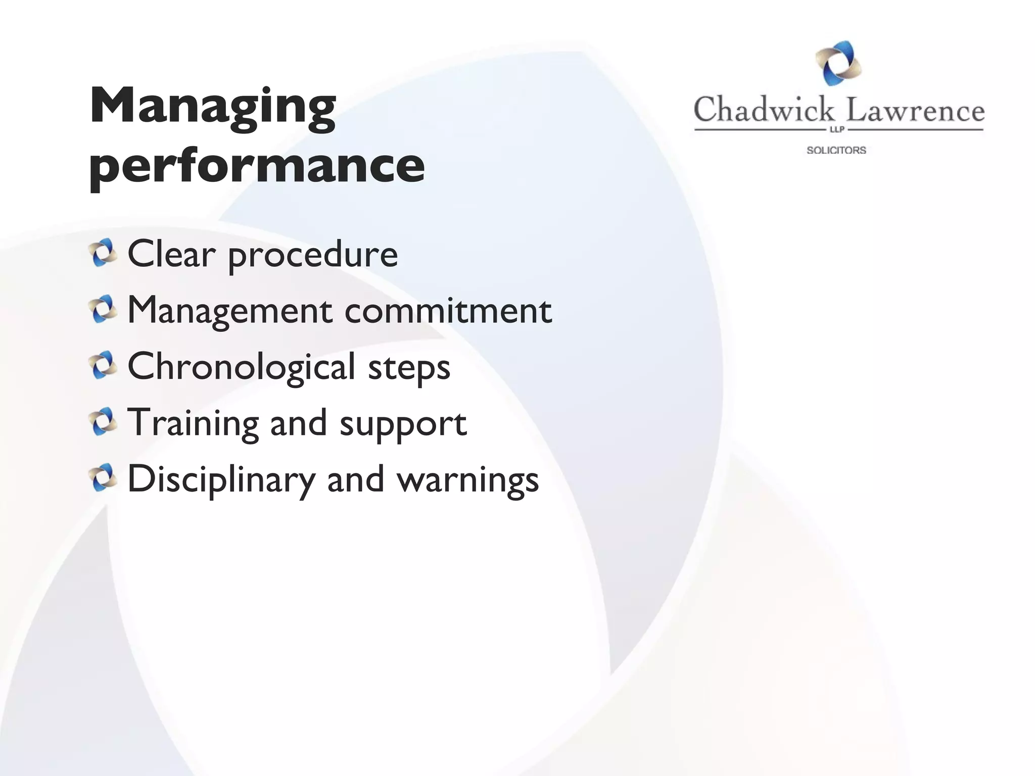 Performance Management Handout Slides | PPT