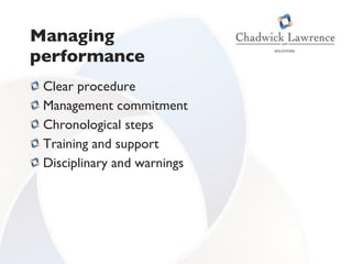 Performance Management Handout Slides | PPT