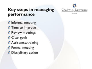Performance Management Handout Slides | PPT