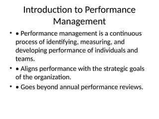 Chapter 1 - Performance Management in Context | PPTX