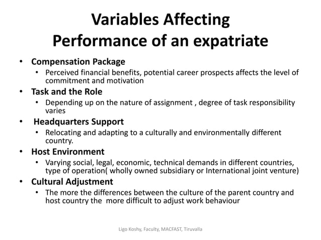 Performance management in international context | PPTX