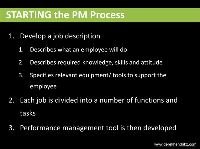 Introduction to Performance Management by Derek Hendrikz | PPTX | Human ...