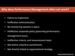 Introduction to Performance Management by Derek Hendrikz | PPTX | Human ...