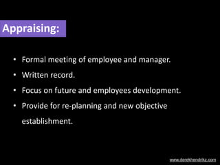 Introduction to Performance Management by Derek Hendrikz | PPTX