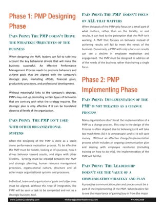 Performance Management Pain Points | PDF