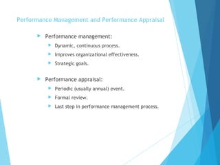 Performance management | PPT