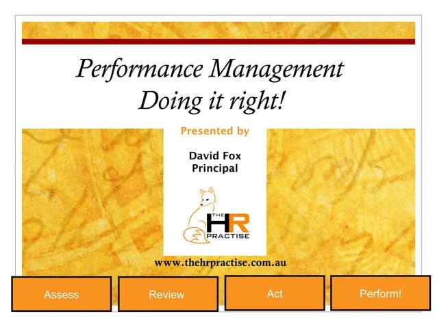Performance Management And Employee Motivation Ppt