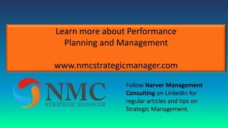 Performance Planning and Management Process for Managers | PDF